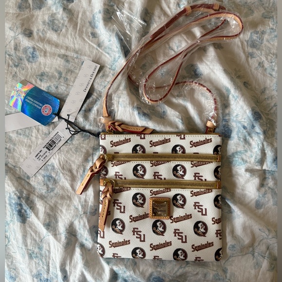 Dooney & Bourke | Bags | Nwt Dooney And Burke Fsu Crossbody Purse ...
